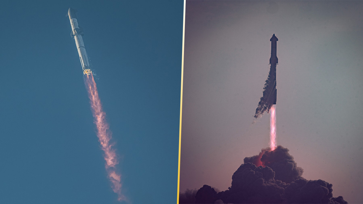 Cohete Starship de SpaceX explota en el aire en su primer vuelo de ...