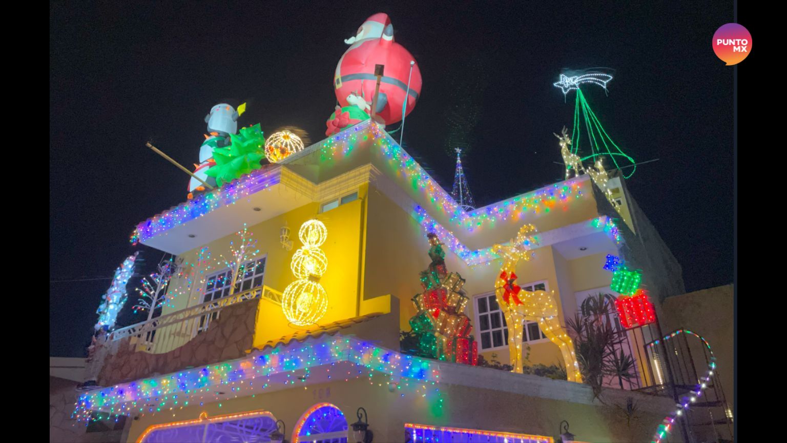 Conoce la casa de Mazatlán que ilumina la Navidad con miles de foquitos ...