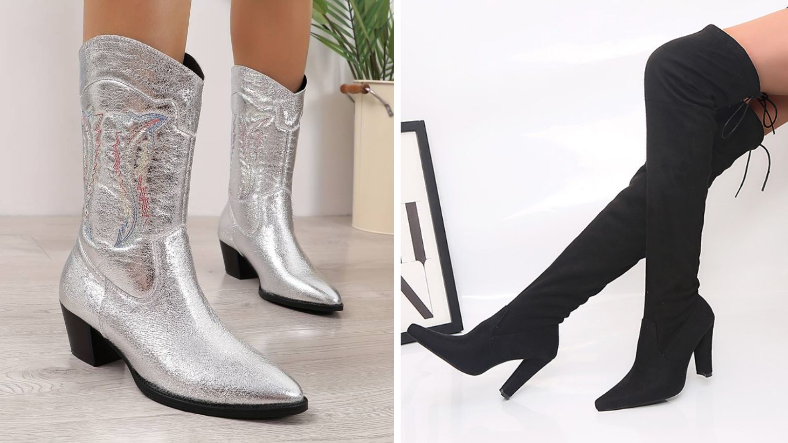 Es su momento de brillar, chicas... luce tus botas que son tendencia ...