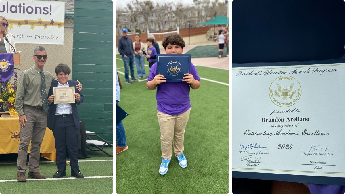 Recibe Brandon Arellano reconocimiento President’s Education Award 2024 ...