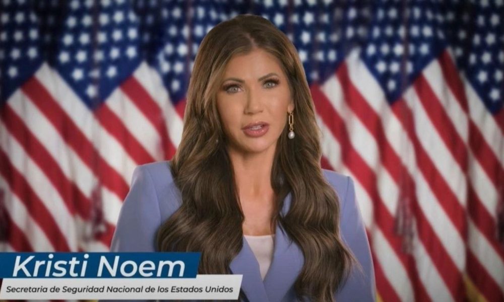 Kristi Noem culpa a Sheinbaum por protestas en Los Ángeles, esto le ...