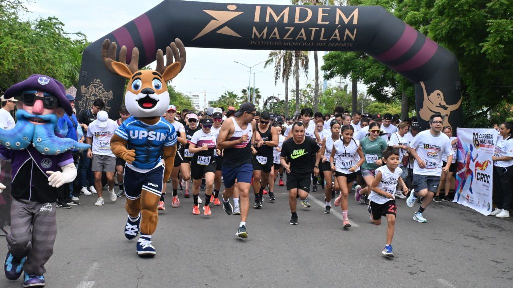Mazatlán se suma a la 18 Carrera Nacional por la Salud y prevención ...