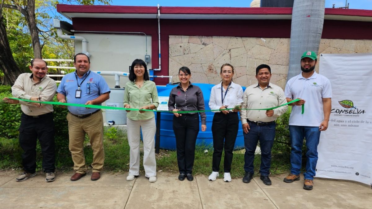 CBTIS 51 se suma a la ciudad esponja: Inaugura sistema de captación de ...